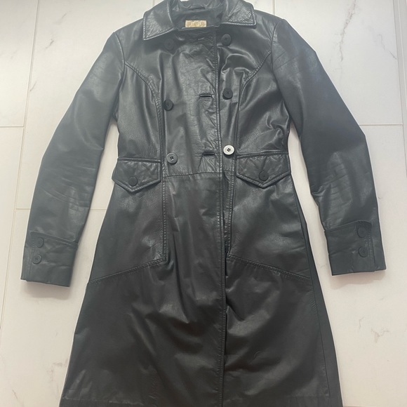 Parallel | Jackets & Coats | Vintage Parallel Leather Coat | Poshmark